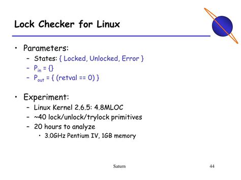 Ppt Scalable Program Analysis Using Boolean Satisfiability The Saturn Project Powerpoint