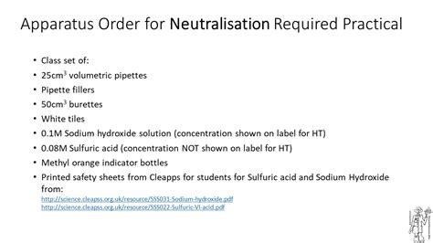 Neutralisation Required Practical Aqa Lesson Teaching Resources