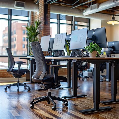 Openconcept Office With Collaborative Workspaces Premium Ai Generated Image