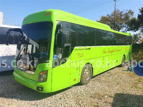 현대 유니버스 프라임 47인승 2010년 초록 644 056km 중고버스는 Abc버스