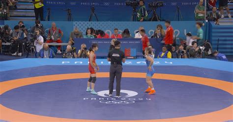 여자 자유형 50kg 동메달 결정전 B 레슬링 2024 파리 올림픽