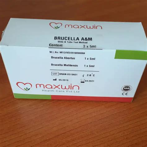 Brucella Micro Agglutination Test Kits Detection Of Antibodies To Brucella Abortus And Melitensis