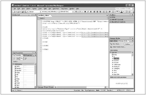 Css Mit Expression Web Designer Erstellen Data2type Gmbh