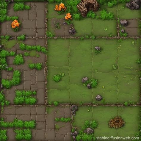 Diablo Like Unity Tilemap Grass Ground Stable Diffusion Online