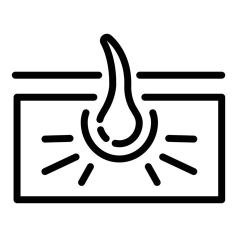 Remove New Hair Skin Icon Outline Style Vector Art At Vecteezy