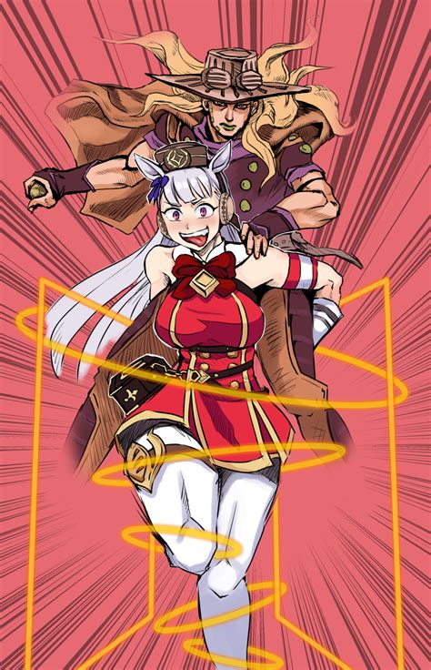 Gold Ship And Gyro Zeppeli Umamusume And 2 More Drawn By Sd1988122