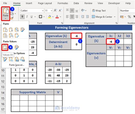 How To Calculate Eigenvectors In Excel With Detailed Steps