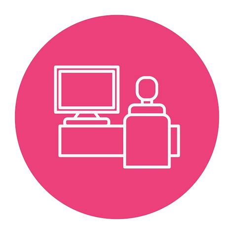 Premium Vector Workspace Vector Illustration