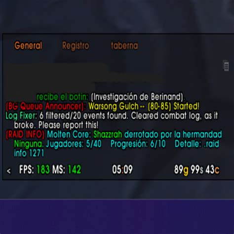 Addon CombatLogFix NaerZone