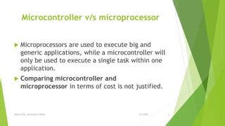 Microcontroller PPT