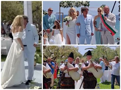 ГОРЧИВО Повече от 400 гости уважиха сватбата на журналиста Васил Петев и съпругата му Милена