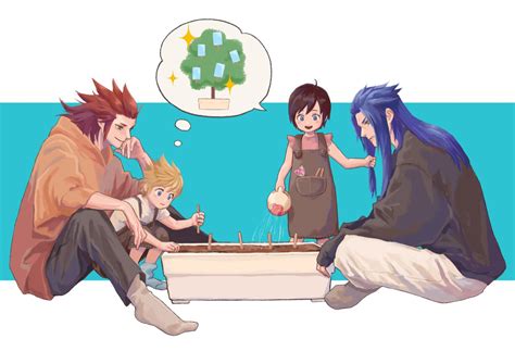 Roxas Xion Axel And Saix Kingdom Hearts And 1 More Drawn By