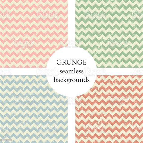 원활한 벡터 패턴의 집합입니다 Crancle와 기하학적 줄무늬 배경입니다 교육 생 균열 및 Ambrosia Grunge 텍스처입니다 오래 된 스타일 빈티지 디자인입니다