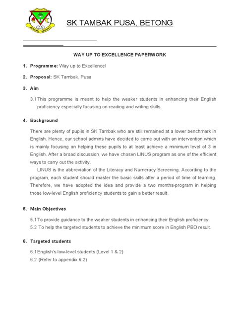 kertas kerja program linus plus grouping pdf literacy learning methods