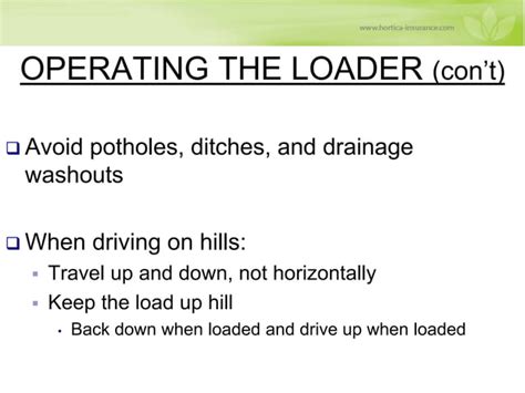 FRONT END LOADER SAFETY Ppt