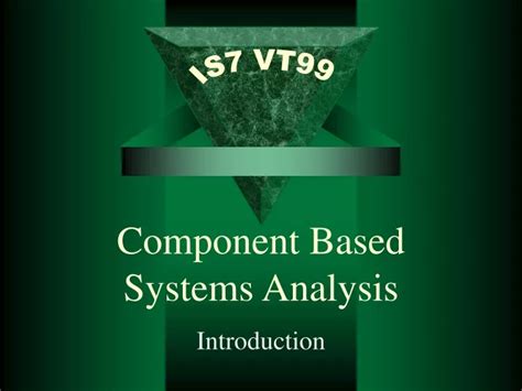 Ppt Component Based Systems Analysis Powerpoint Presentation Free Download Id9464325
