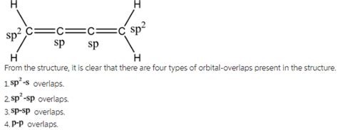 Figure Of Cumulene What Types Of Orbital Overlap Occur In Cumulene Home Work Help Learn