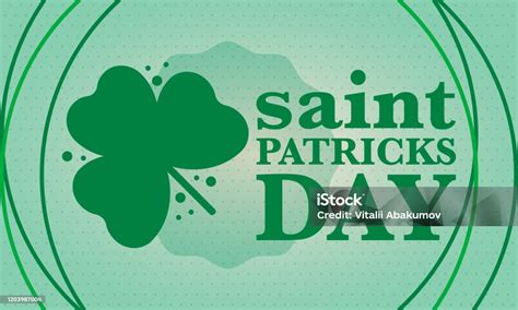 해피 세인트 패트릭의 날 전통적인 아일랜드 휴일입니다 3월 17일 연례 기념 클로버와 토끼풀 잎 녹색과 오렌지 파티 디자인 아일랜드 색상입니다 포스터 카드 배너 및 배경