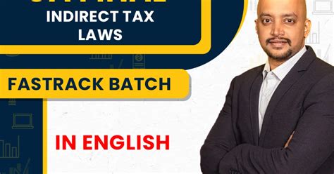 Tharun Raj Ca Final Indirect Tax In English Classes