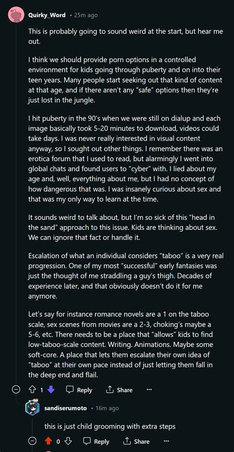 This Just In The Sex Positive Crowd Advertising Checks Notes Porn For Minors R