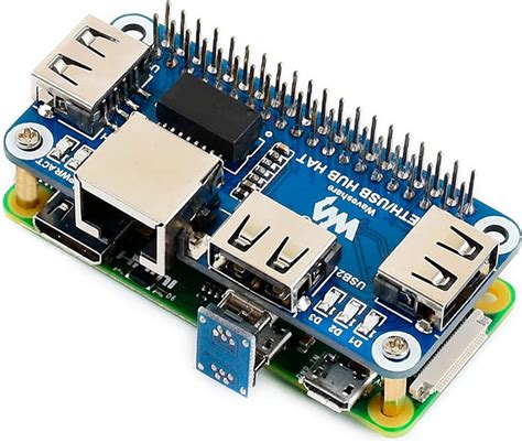 Ethernet Usb Hub Hat Expansion Board For Raspberry Pi 5 4b