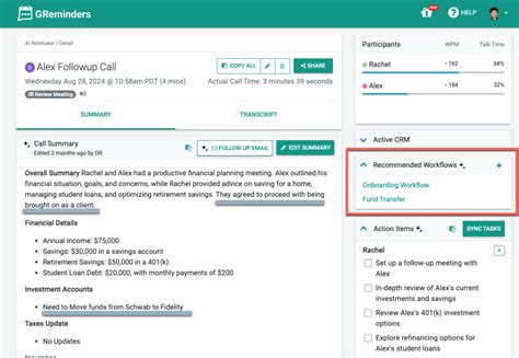 Trigger Ai Recommended Workflows Post Meeting End To End Meeting Management Platform Sms