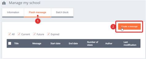 Creating And Managing Flash Messages Help Center
