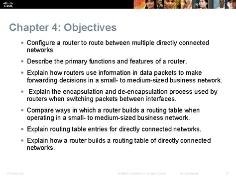 Chapter Routing Concepts Routing Switching PresentationID