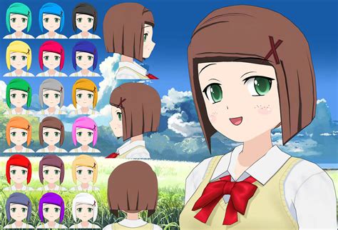 Michiru Ogawa Hair Pack By Daiger1975 On Deviantart