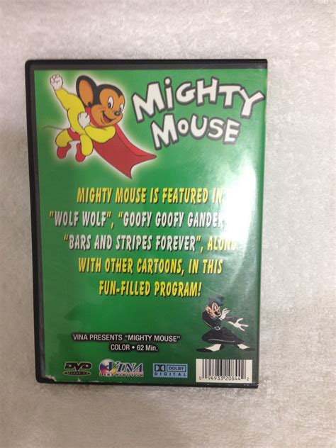 Cartoon Treasures Featuring Mighty Mouse Dvd Dolby Digital Ebay