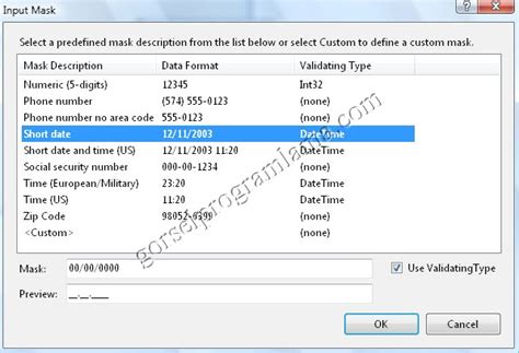 Gorsel Programlama Maskedtextbox Textlere Sadece Sayı Girişi Sağlama