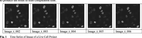 figure 1 from automatic cell tracking of microscopic imaging of living