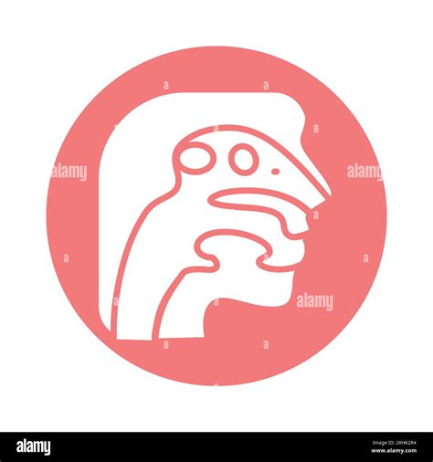 Sinusitis Color Line Icon Isolated Vector Element Outline Pictogram For Web Page Mobile App