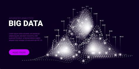 Premium Vector Big Data Analysis Background Information Stream