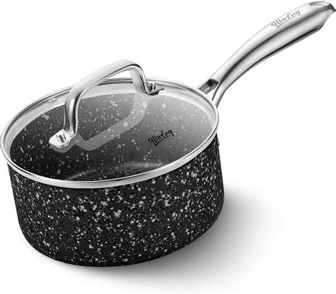 Hlafrg 1 Quart Saucepan With Lid Ultra Nonstick Sauce Pan With Lid Small Pot