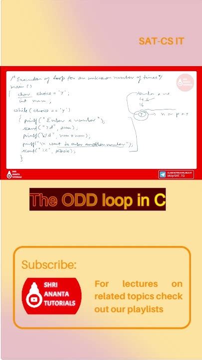 The Odd Loop In C Shorts Computerengineering Cprogramminginhindi Youtube