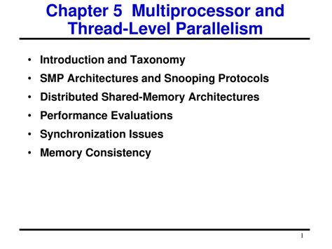 chapter 5 multiprocessor and thread level parallelism ppt download