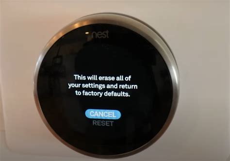How To Factory Reset Nest Thermostat