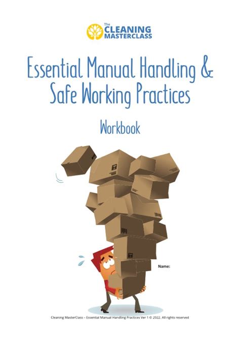 Cleaning Masterclass Promoting Safe Working Practices The Importance Of Good Manual Handling