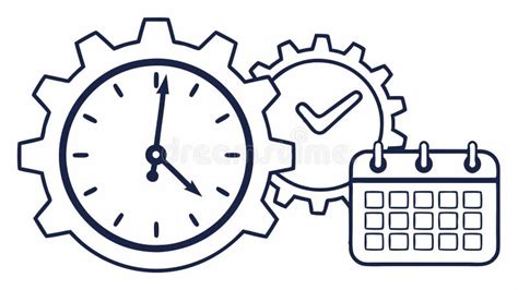 Clock And Calendar Time Management Schedule And Planning Deadline Vector Design Generative Ai