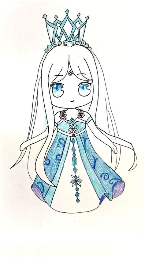 冰公主简笔画涂色大全（汇总19张） 简笔画图片大全