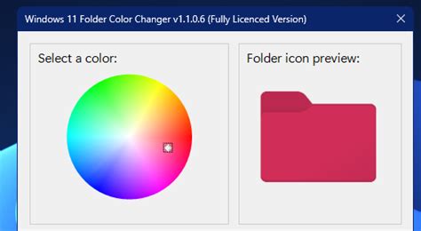 W Folder Color Changer