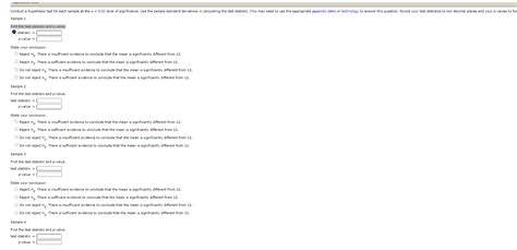 Solved Table[[sample 1 Sample 2 Sample 3 Sample