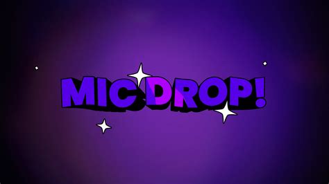 Mic Drop Reaction • Motion Graphics Template • Uppbeat
