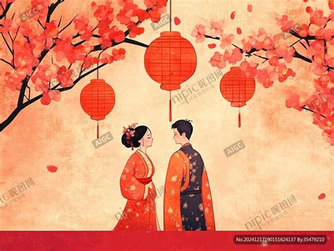 Ai创作图中式婚礼插画 喜糖插画 古风婚礼插画 婚庆广告插画 新年情侣头像插画 结婚红包插画 婚庆插画 红色插画风婚礼 汉服婚礼插画 入洞房插画 订婚喜事喜庆婚宴背景 节日插画图 喜宴插画