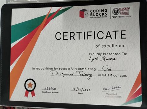 Ajeet Kumar On Linkedin Hi Linkedin Thrilled To Have Completed My Web Development Training With…