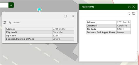 Solved Displaying Popup Only In Feature Info Widget Esri Community