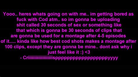 30 Seconds Of Sex Youtube
