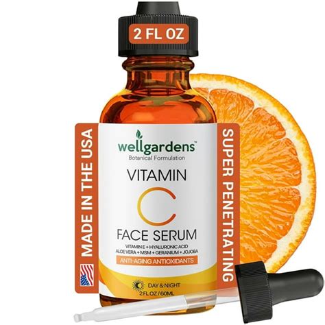 Kleem Organics Vitamin C Serum Anti Aging Face Serum With Hyaluronic