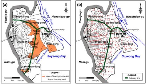 Distribution Maps Of A Groundwater Levels Using Co Kriging With